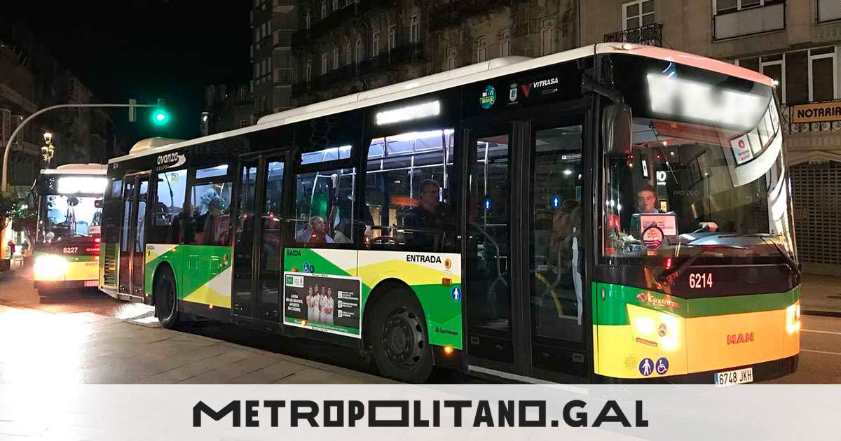 Vigo anuncia un servicio especial en los buses de Vitrasa para la noche ...