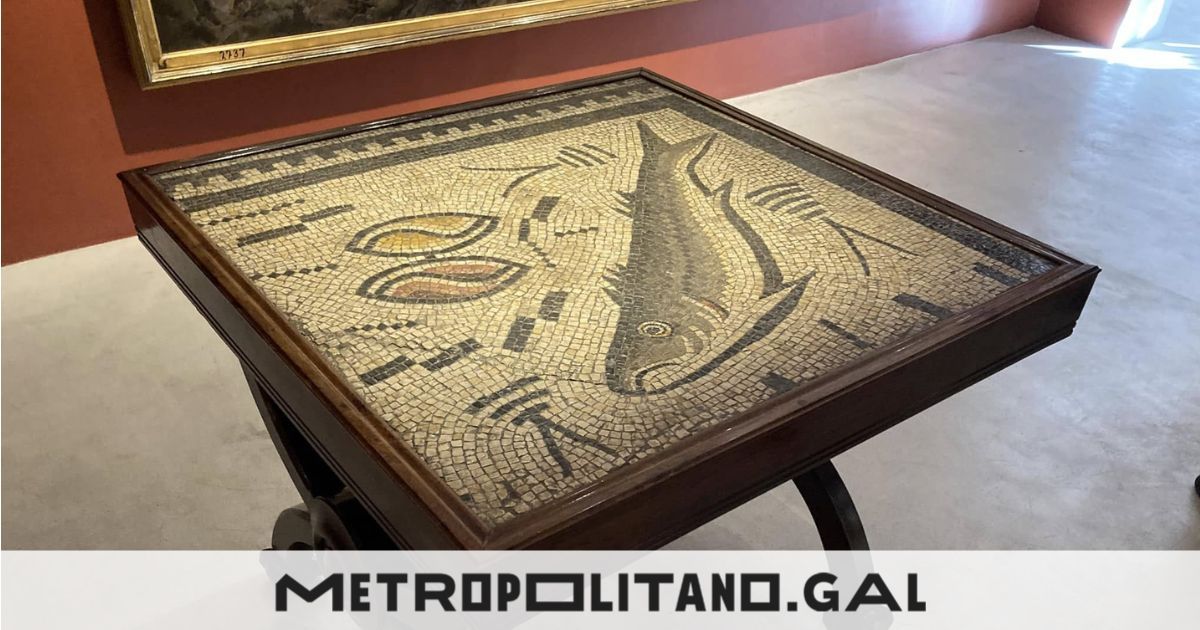 El mosaico romano de Panxón ya se puede visitar en el Concello de ...