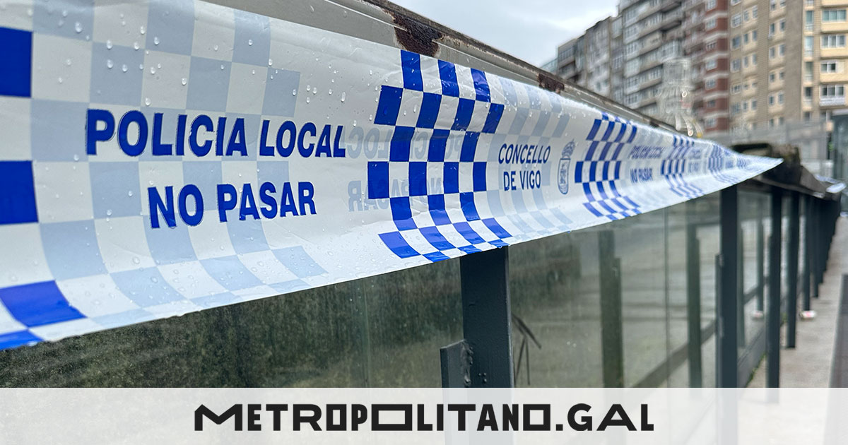 La Policía Local de Vigo precinta uno de los miradores del centro ante ...